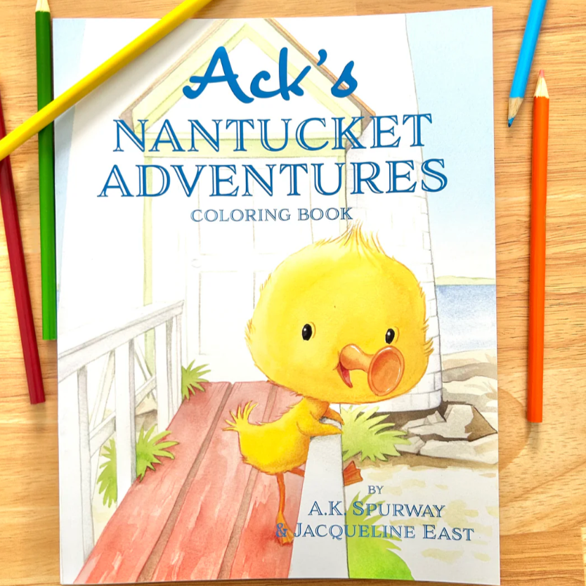 Ack's Nantucket Adventures Coloring Book – Nanducket